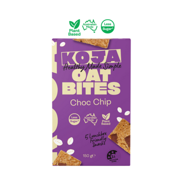 Koja Multipack Choc Chip Oat Bites 5 x 30g – Low Sodium Foods