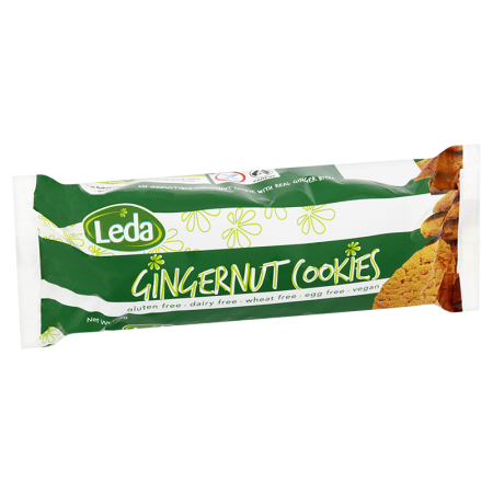 Leda Nutrition Biscuits Gingernut 155g, Gluten & Dairy Free – Low ...