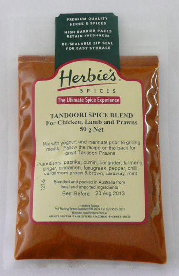 Herbie's Tandoori Spice Blend - 50g – Low Sodium Foods