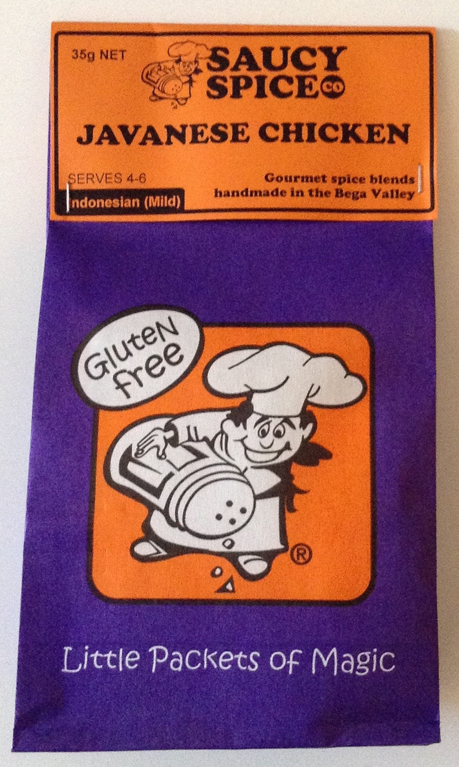 Saucy Spice Co Javanese Chicken - 35g. Gluten Free – Low Sodium Foods