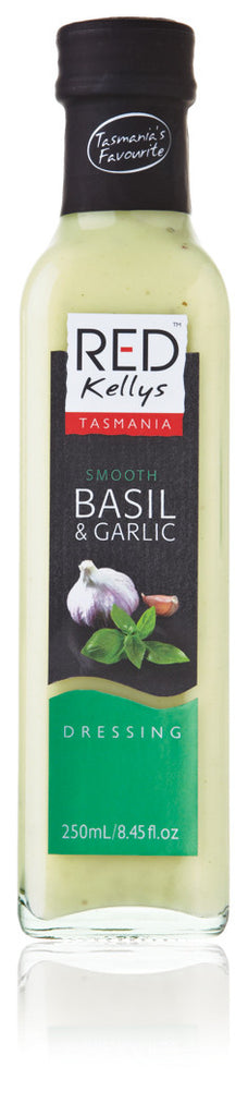 Red Kellys Basil & Garlic Dressing - 250ml. Gluten Free – Low Sodium Foods