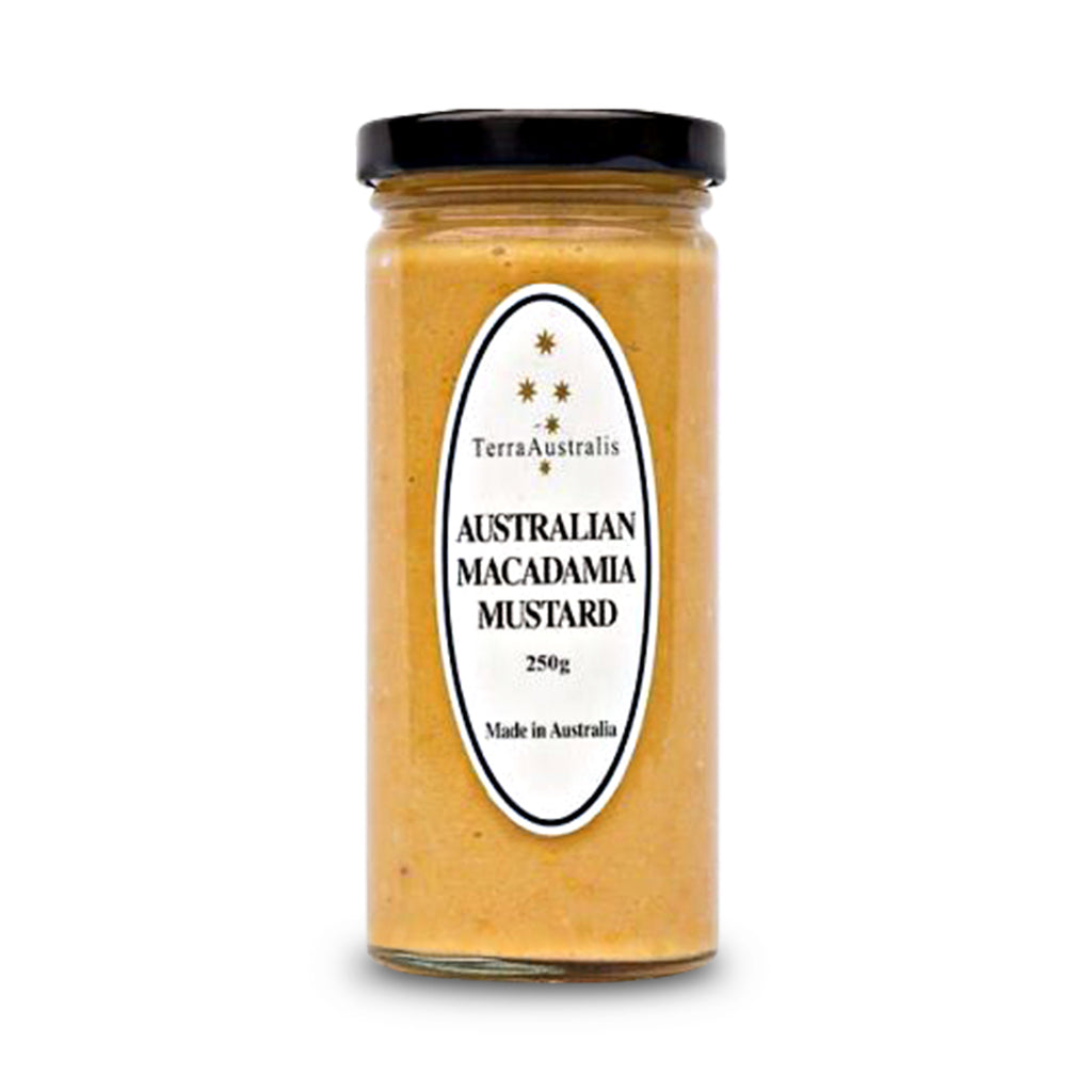 TerraAustralis Australian Macadamia Mustard 250gm – Low Sodium Foods